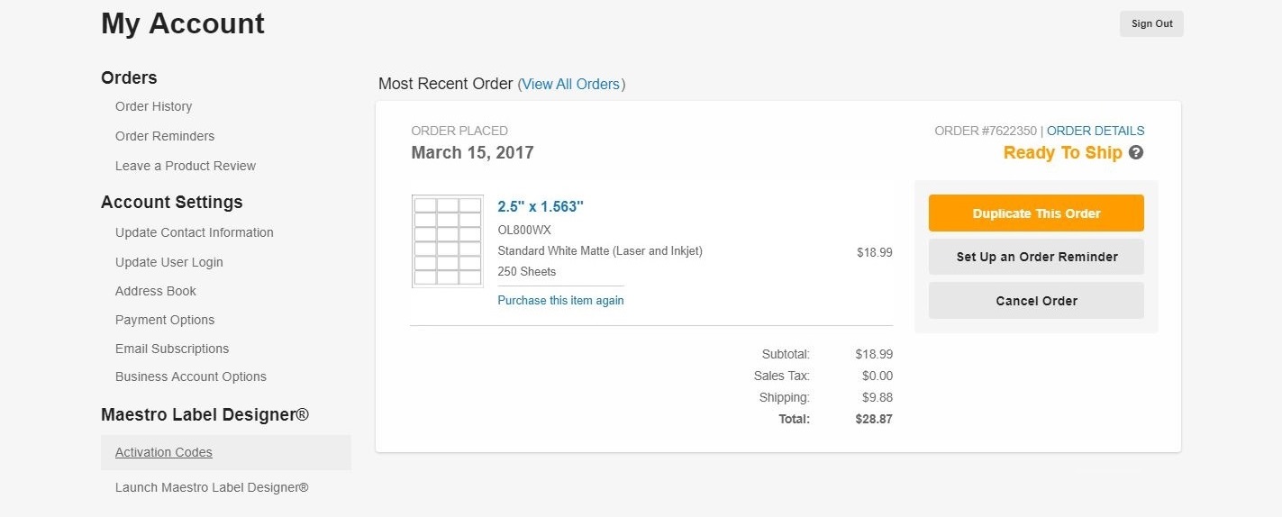 How To Activate Your Account Maestro Label Designer Support Online Labels